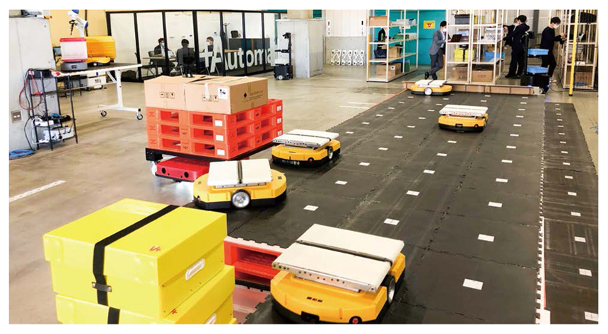 次世代型ソーティングロボット t-Sort - 【LLC】物流総合レンタルサイト｜日建リース工業